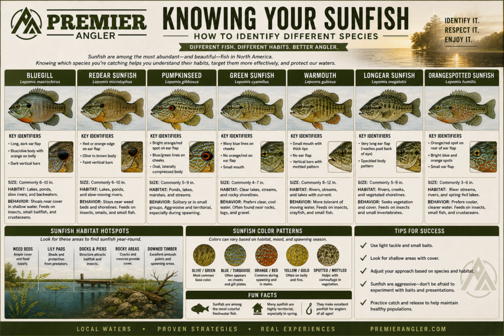 Knowing Your Sunfish: How to Identify Different Species - Premier Angler